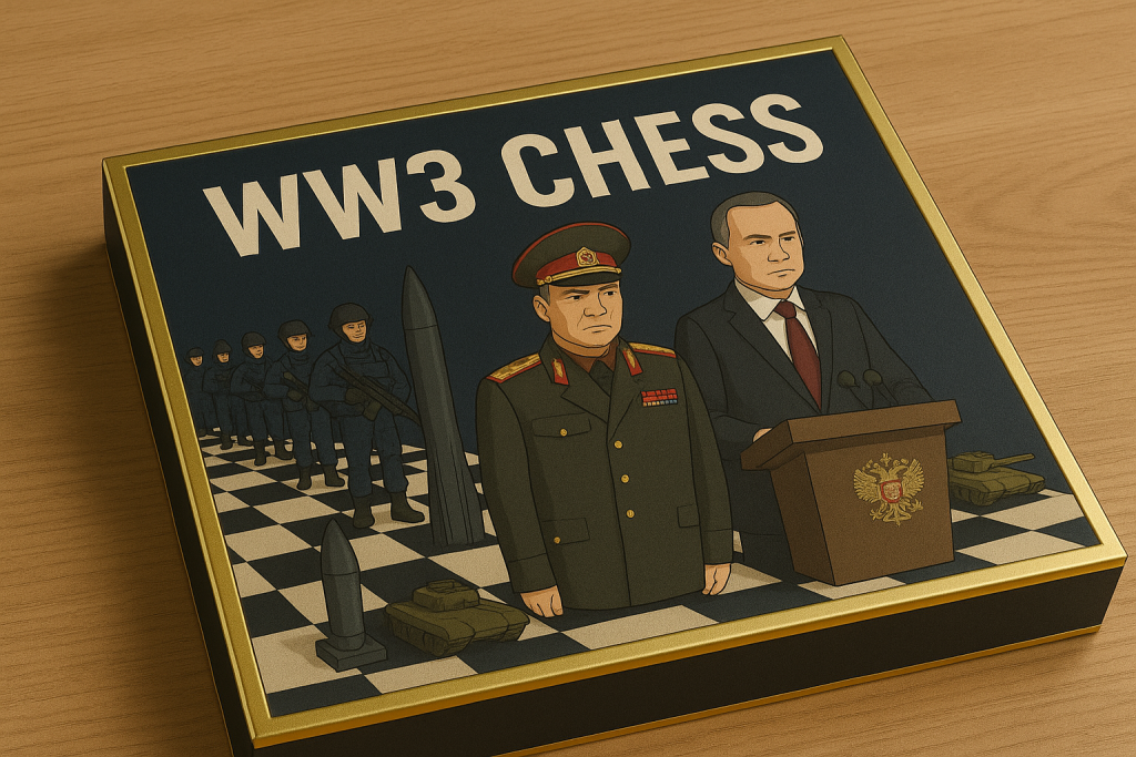 Russia Edition World War 3 Chess Board | Limited Collector’s Set with ...